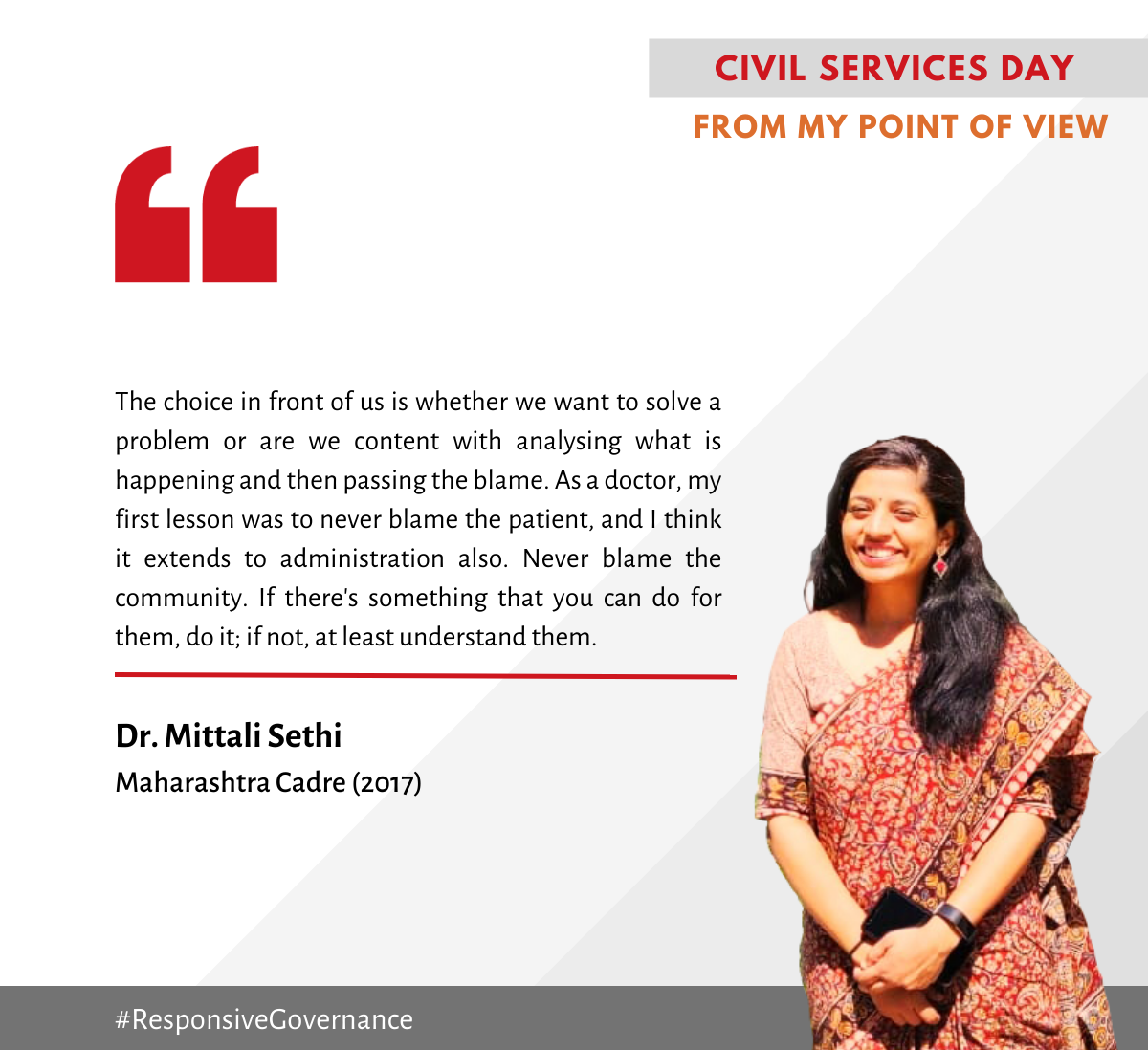 State Speak: IAS Officer Dr. Mittali Sethi